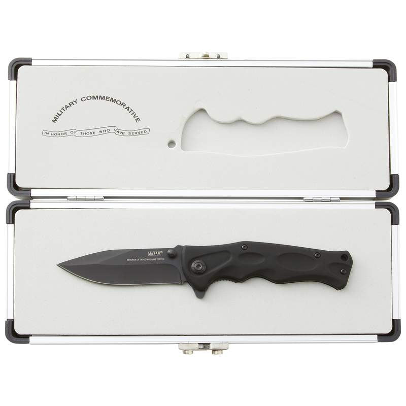 Maxam® Commemorative Military Assisted Opening Liner Lock Knife ...